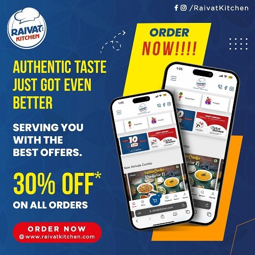 Raivat Kitchen - Online Food Delivery Portal | First in Kind Cloud ...
